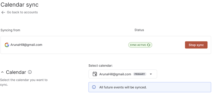 Calendar sync - Knowledge Base | Pipedrive